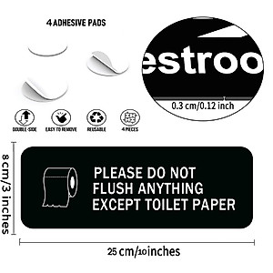 FZQDMT Fire Exit Sign For House (With Strong Adhesive Tape), 3" X 10" Premium Durable For Home & Office,Acrylic Signs For Front Door/Wall/Window, Clear And Easy To Read