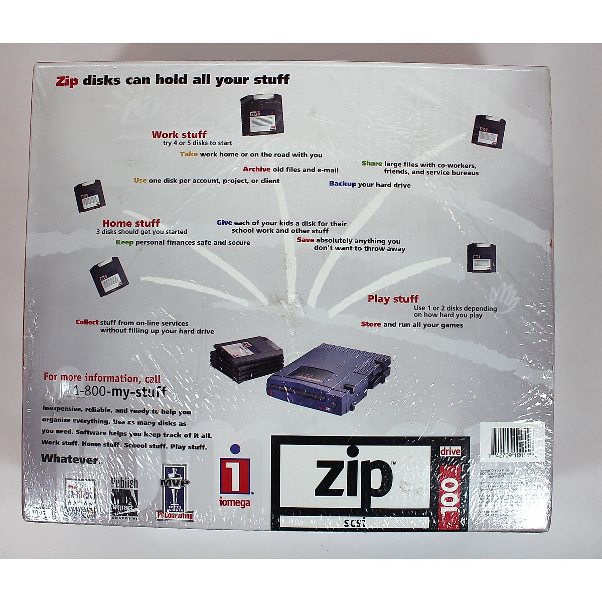 Iomega 100MB External SCSI Zip Drive