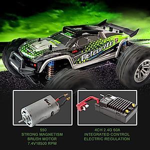 QIYHBVR RC Cars Remote Control Car for Boys 2.4 GHZ 40KM/H High Speed Racing Car, 1:12 RC Trucks 4x4 Offroad with Lights, Electric Rock Crawler Toy Car Gift for Kids Adults Girls