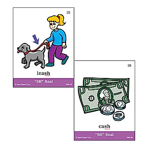 Super Duper Publications | Articulation SH Sound Fun Deck | Vocabulary and Language Development Flash Cards | Educational Learning Materials for Children
