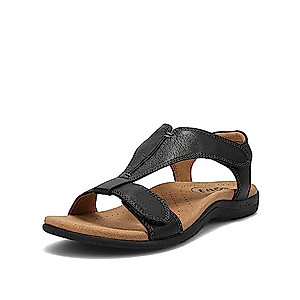 Taos Footwear Women's The Show Black Sandal 9 M