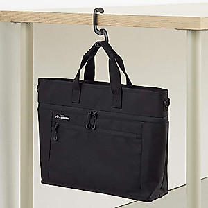 LIHIT LAB Bag Hanger, Black, 4.5 × 2.5 Inches (A7791-24)