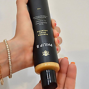 PHILIP B. Forever Shine with Megabounce Shampoo 32 oz - Volumizing Cleanser With Notes of Pure Oud Leaves Hair Smooth & Glossy, Reduces Frizz, For All Hair Types