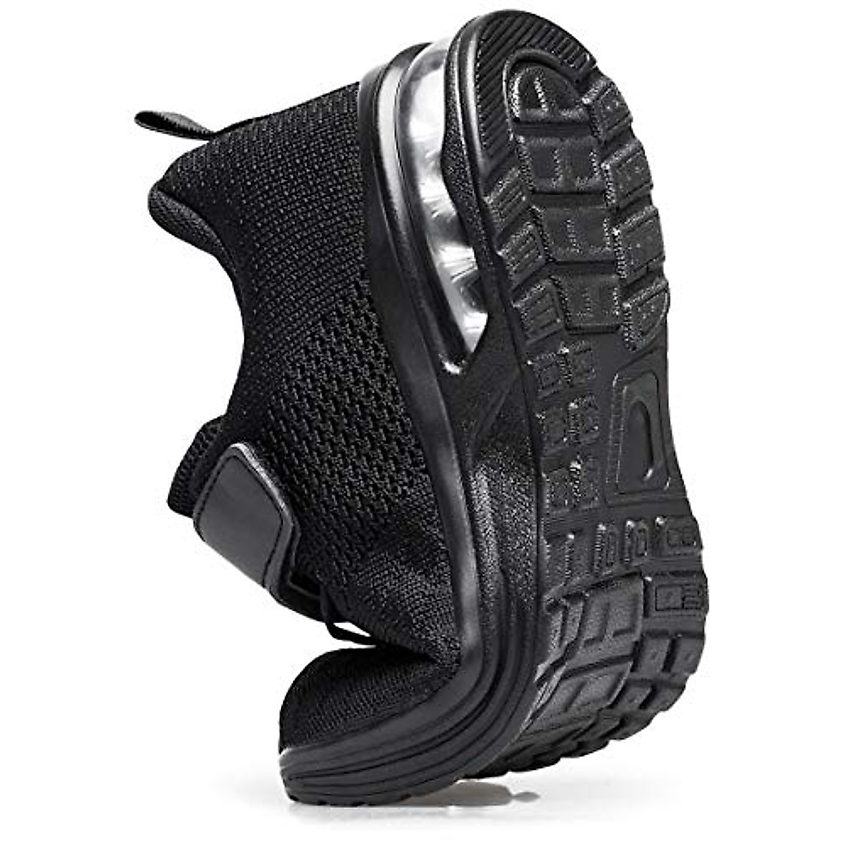 Anlarach Kids Toddler Shoes Boys Girls Athletic Running Shoes Air Cushion Sneakers for Toddler 6 allblack
