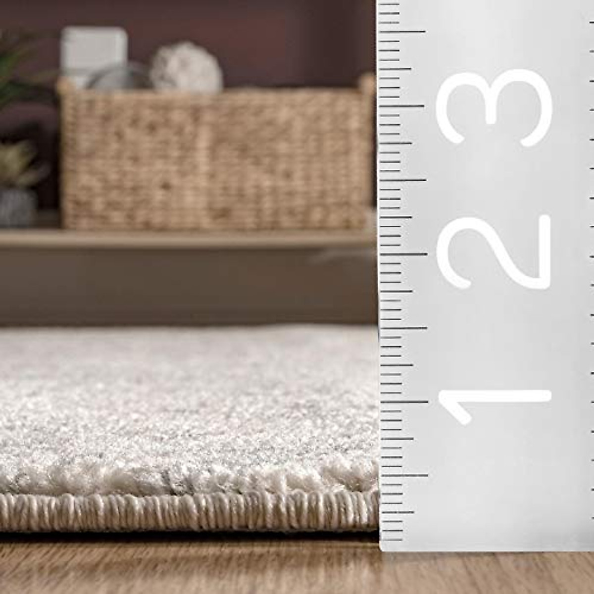 nuLOOM Rosanne Geometric Area Rug, 6' 7" x 9', Grey