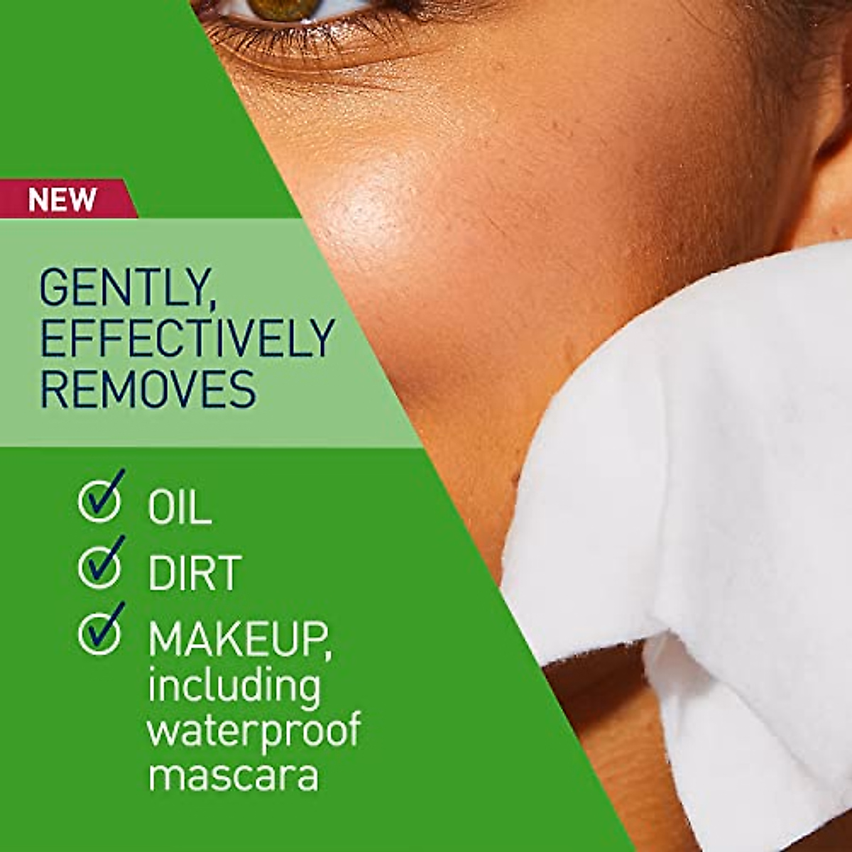 CeraVe Hydrating Facial Cleansing Makeup Remover Wipes| Plant Based Face Wipes| Biodegradable in Home Compost| Face Wash Cloth| Suitable for Sensitive Skin| Fragrance-free Non-comedogenic| 25 Count