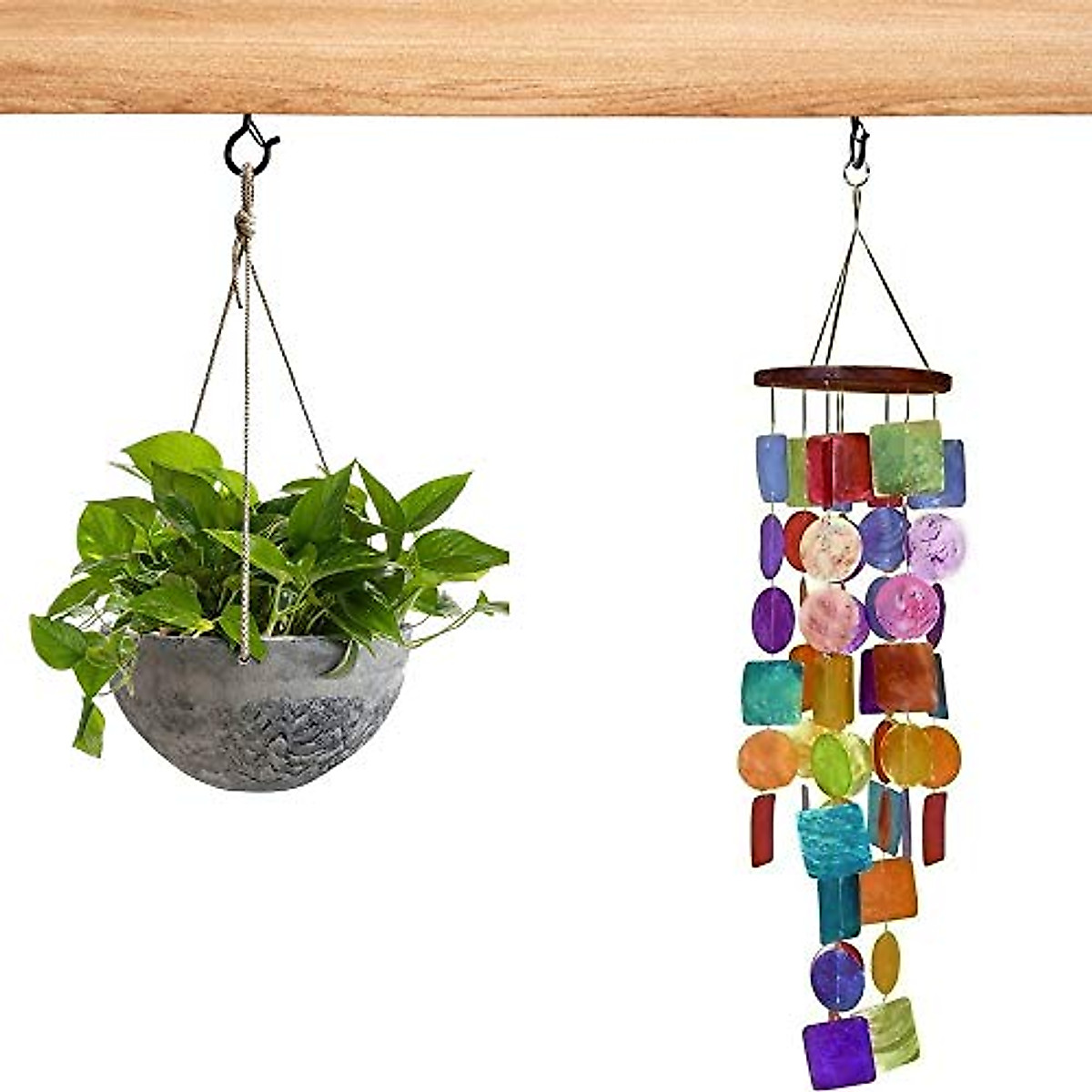 BEHENO 20 PCS Q-Hanger, Screw Hooks for Outdoor String Lights, Safety Buckle Design, Easy Release