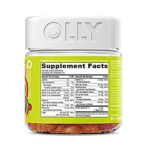 OLLY Multi + Probiotic Adult Multivitamin Gummy, 35 Day Supply (70 Gummies), Tropical Twist, 1 Billion CFUs, Digestive and Immune Support Chewable Supplement