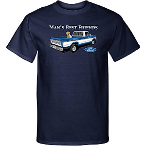 Ford F-150 Mans Best Friends Tall Shirt, Navy 2XLT