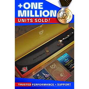 Dalstrong Butcher Knife - 10 inch - Centurion Series - Premium Swedish 14C28N High Carbon Stainless Steel - G10 Handle Meat Kitchen Knife - Razor Sharp Carving Breaking Knife - Sheath Included