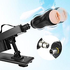 Sex Machines for Men and Woman Automatic Thrusting Sex Machine Thrusting Male Masturbators with 3xlr Adult Dildo and Male Masturbator Cup Man Sex Machine Adult Toy Thrusting Machine Sex Toy with Base