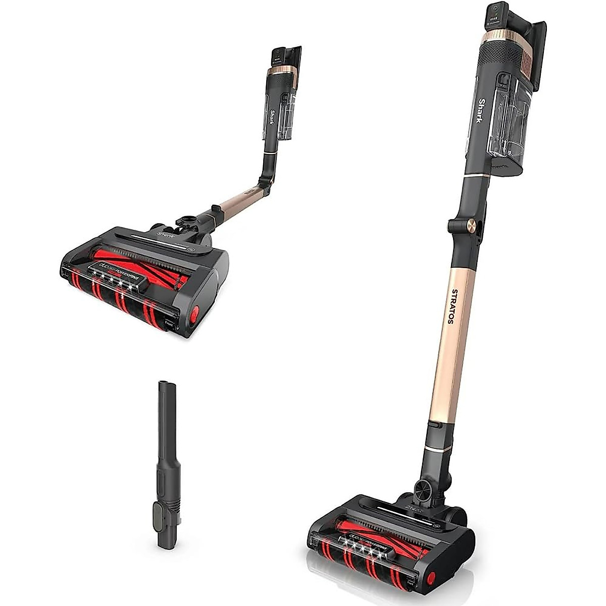 Shark IZ840H Cordless Stick Vacuum with Clean Sense IQ Includes Bonus VM200 Pro Cordless Hard Floor Vacuum Mop (Renewed)