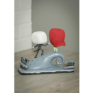 Funko Pop Movie Moment: Nightmare Before Christmas - Jack and Sally On The Hill Collectible Figure, Multicolor