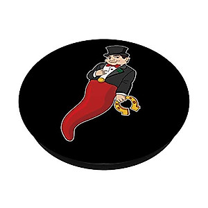 Italian Lucky Charm Scartellato Gobbo Napoletano Smorfia PopSockets PopGrip: Swappable Grip for Phones & Tablets