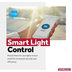 LiftMaster 827LM Ceiling or Wall Mounted MyQ Remote 1500 Lumens LED Garage Light with Timer-to-Close