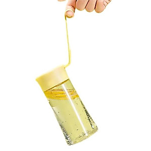 DEDEYA Samily10 oz Tritan Colored Water Bottle,Infuser Small Water Bottle,Lightweight,Resuable,Leak Proof,Wide Opening,Cute and Clear(Green)