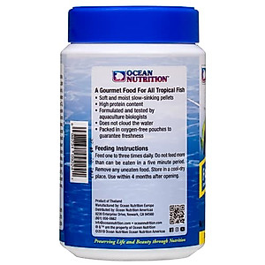 Ocean Nutrition Formula One Pellets 14-Ounces (400 Grams) Jar - Small Pellet Size