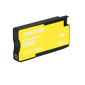 SAIDING Remanufactured 712 712XL Ink Cartridges Replacement for DesignJet T230 T210 T650 T630 Studio Plotter Printer.(4-Pack)