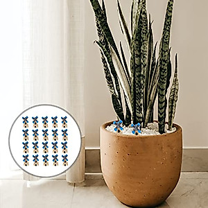 ARTIBETTER 20Pcs Miniature Windmill Figurines Fairy Garden House Mini Resin House Flower Pot Plant Home Decor Bonsai Micro Landscape Figurines Ornament