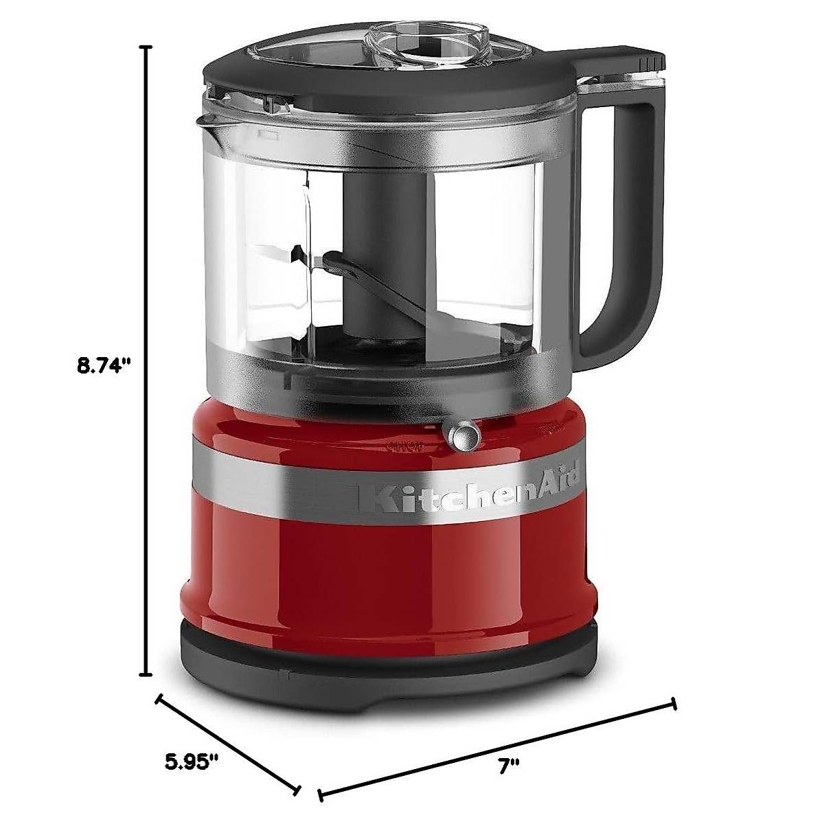 KitchenAid KFC3516ER 3.5 Cup Food Chopper, Empire Red
