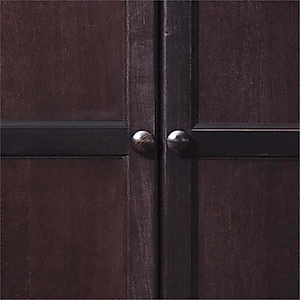 Concepts in Wood KT613A Storage Cabinet for Office or Pantry (Espresso)