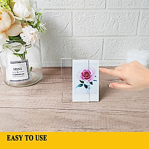 Leonuliy 5 Pack Mini Photo Picture Frame for Polaroid Fujifilm Instax Mini 7s 8 9 11 12 EVO, NONS SL42. (L-Shape)