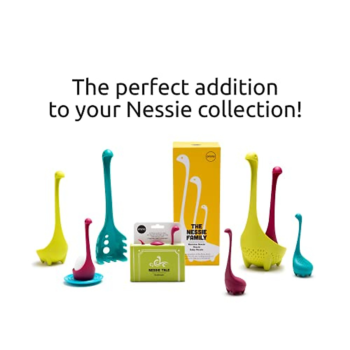 OTOTO Cup of Nessie, Baby Nessie Tea Infuser Mug - Tea Cup with Infuser Set - BPA-free Dinosaur Tea Mug with Infusers for Loose Tea - Tea Cup and Strainer