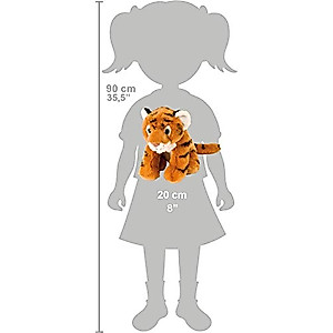 Wild Republic Tiger Baby Plush, Stuffed Animal, Toy, Gifts for Kids, Cuddlekins 8 Inches