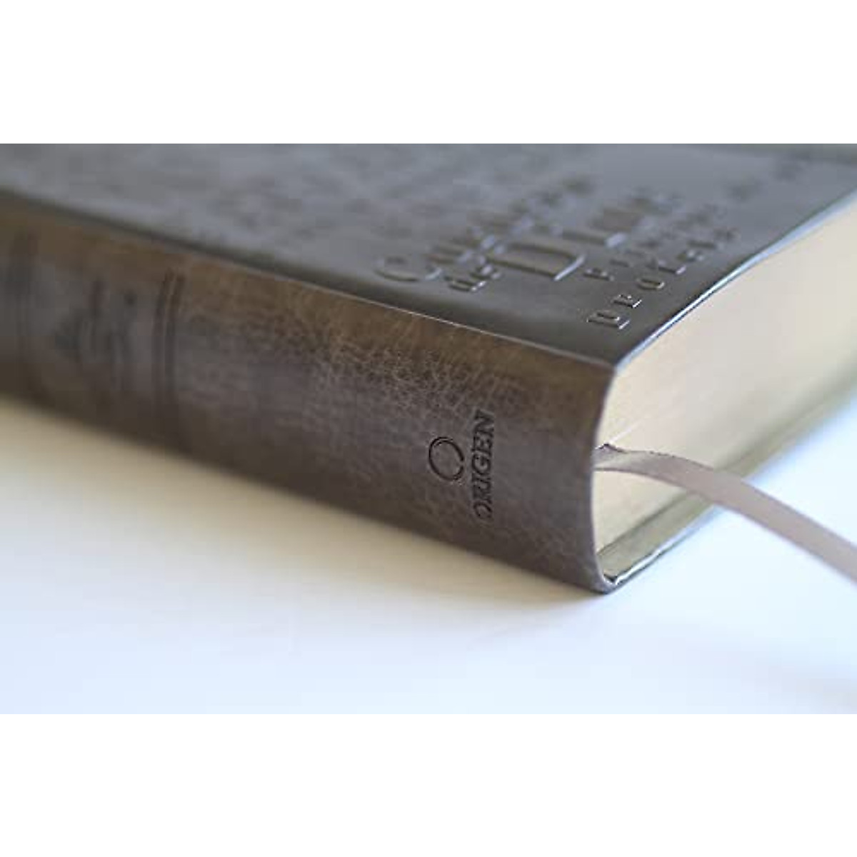 Biblia RVR 1960 letra grande tamaño manual, simil piel gris con nombres de Dios / Spanish Bible RVR 1960 Handy Size Large Print Leathersoft Grey, Names of god
