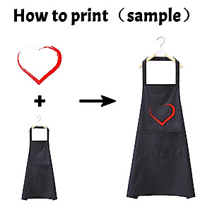 ZMvise Personalized Kitchen Apron Custom Your Design Text Logo Women Men Aprons