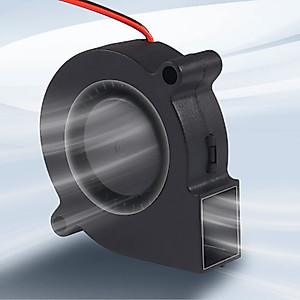 Diann 2pcs 5015 3D Printer DC 12V Brushless Blower Cooling Fan Turbine Turbo 50x15mm for RepRap i3 CR-10 and Other Small Appliances Repair Replacement