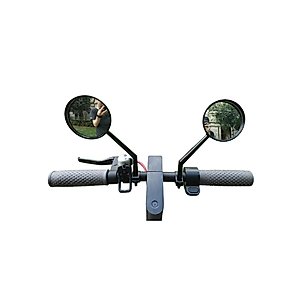 Yungeln Rearview Mirror Scooter Adjustable Rear View Glass Bicycle Mirror Reflector Compatible for Xiaomi 1S M365 Pro Scooter