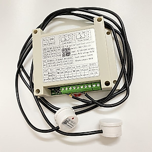 Taidacent Automatic Water Level Controller Water Pump Controller Water Tank Automatic Filling System Either to Fill or Empty a Tank Two Non Contact Water Tank Water Level Sensors 1 Meter Cable