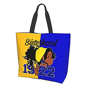 LMGSX Sigma Gamma Rho Tote bag handbag shopping office commuter shopping solid fashion sense One Size