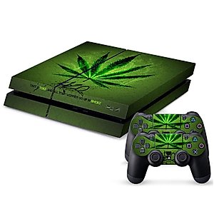 Skin Sticker Decal Cover for PlayStation 4 Console + Controller Body