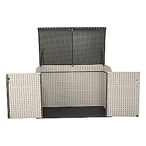 Lifetime Products 60170 Horizontal Storage Box, Tan