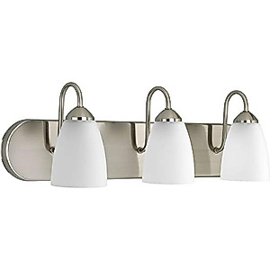 Progress Lighting P2708-09 Gather Bath & Vanity, Brushed Nickel