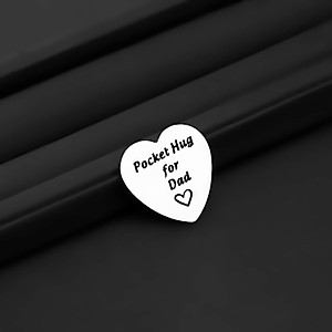 Lywjyb Birdgot Mom Gift Pocket Hug for Mom Gifts Mom Gifts from Son Daughter Pocket Hug Token Gift (Pocket Hug for Dad)