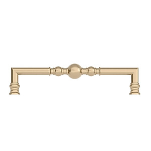 Richelieu Hardware BP8789192CHBRZ Firenze Collection 7 9/16-inch (192 mm) Center-to-Center Champagne Bronze Traditional Round Cabinet and Drawer Pull Handle for Kitchen, Bathroom, and Furniture