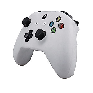 RALAN Glitter Controller Skin for Xbox One, Anti-Slip Silicone Controller Cover Protector Compatible for Xbox 1 Wireless/Wired Gamepad Joystick with 4 Thumb Grips Caps and Black Pro Thumb Grip x 8