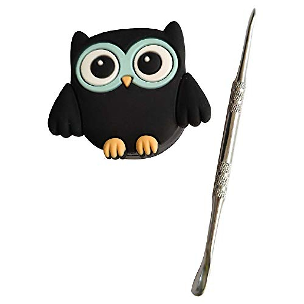 Gentcy Silicone Owl Design 12ml Silicone Container Jars Storage Concentrate 3pcs