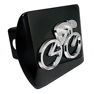 Elektroplate Cycling All Metal Black Hitch Cover
