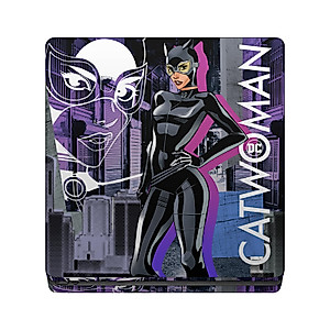 Head Case Designs Officially Licensed DC Women Core Catwoman Compositions Vinyl Sticker Gaming Skin Decal Cover Compatible With Sony PlayStation 4 PS4 Slim Console
