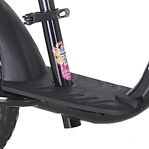 JOYSTAR 10 Inch Toddler Balance Bike 2 Year Old Push Bicycle with Footrest Glider Bikes Toddler Bike No Pedal Bicycle for Baby Birthday Gifts for 2-4 Boys Black
