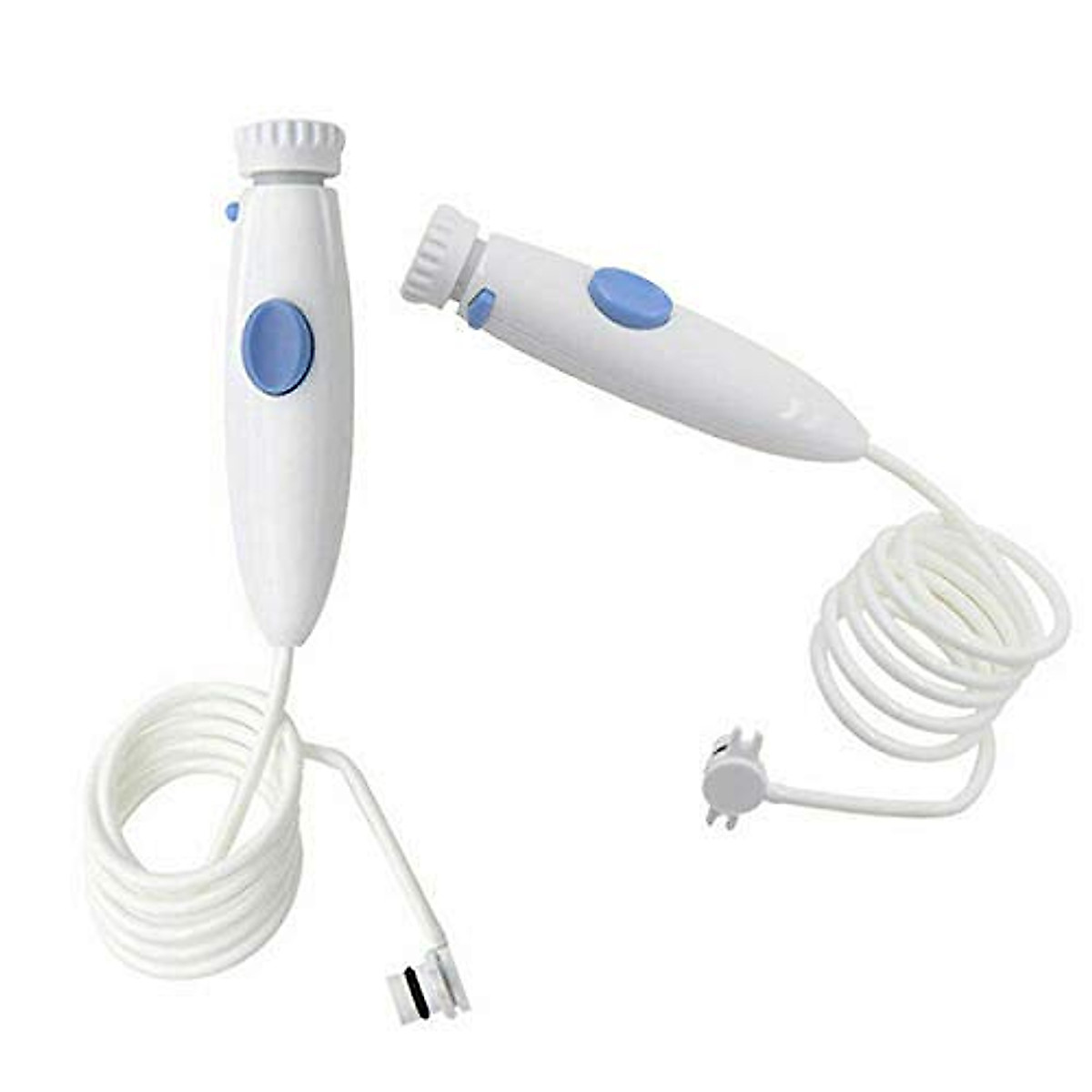 Oral Hygiene Accessories, Flosser Replacement Handle Standard Water Hose Plastic Handle with Water Flosser Replacement Jet Tip Compatible with Waterpik Oral Irrigator WP-100 WP-300 WP-660 WP-900 White