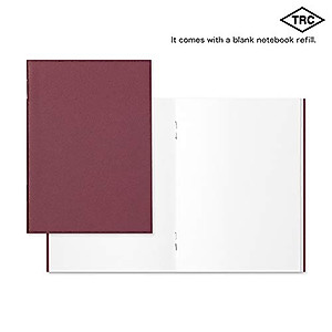 ミドリ(MIDORI) Traveler's Notebook, Passport Size, Black 15026006