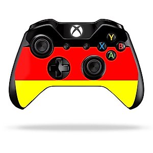 MightySkins Skin Compatible with Microsoft Xbox One or One S Controller - German Flag | Protective, Durable, and Unique Vinyl wrap Cover | Easy to Apply, Remove, and Change Styles | Made in The USA