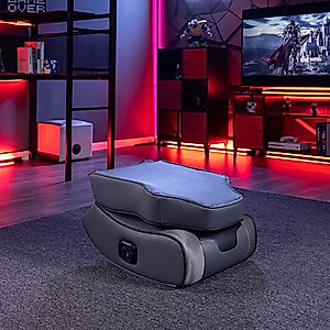 X-Rocker Cosmos RGB Floor Rocker - LED Gaming Chair for Comfortable & Immersive Gaming - Chair with Gaming System Compatibility & Easy Setup - Integrated Speakers & RGB Lighting