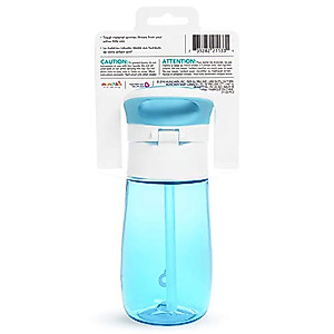 Munchkin® Flip & Go™ Tritan Straw Toddler Cup, 12 Ounce, Blue, 1 Pack