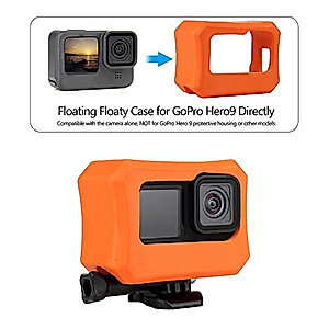 Ultra Buoyant Floaty Case for Gopro Hero 11 Black 10/ 9 Black Action Camera Water Surfing Sports Swimming Diving Cover Shell